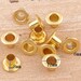 Golden Eyelets Round Grommet Eyelets 50pcs 12mm Metal Eyelet - Etsy
