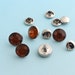 Brown Rivets Metal Button 20pcs 11*8mm Double Capped Rivets Double Head ...