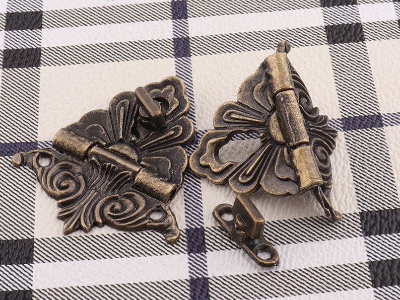 Vintage Hasp Embossed Box Latch Box Hardware Chest Suitcase - Etsy