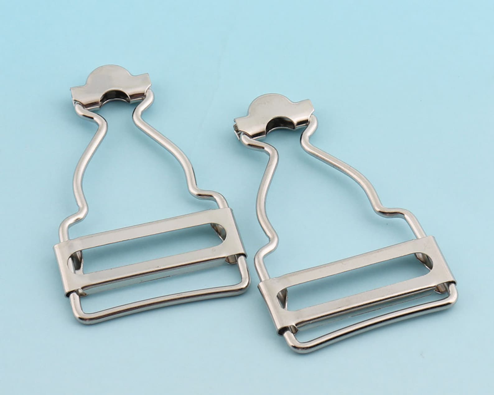 Dungaree Buckles 10pcs 38mm Suspender Buckles Adjuster Buckle Metal ...