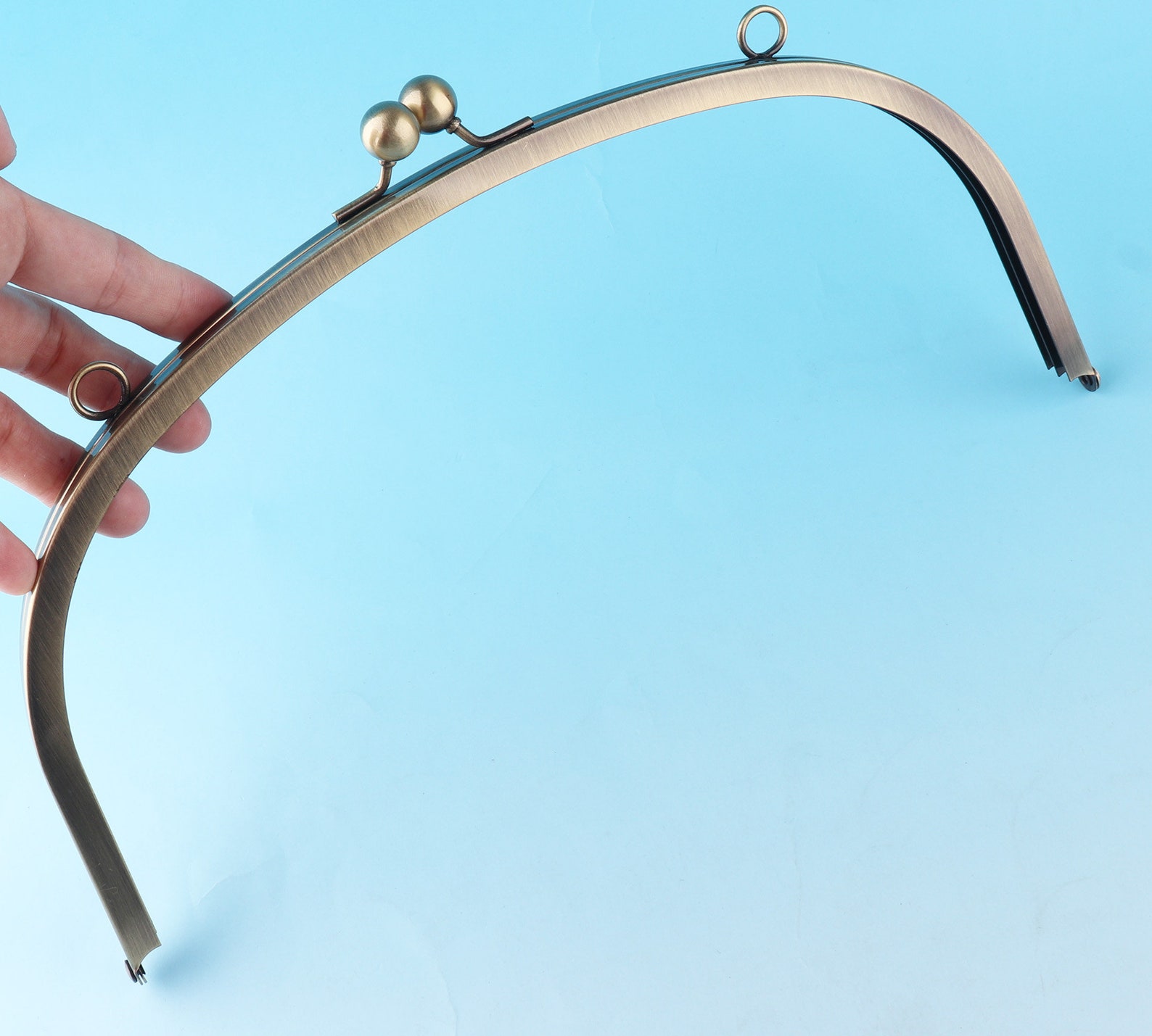 Antique Bronze Bag Frame 2913 Cm Arched Purse Frame Double - Etsy