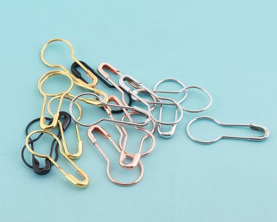 Safety Pins 500pcs 219mm Mini Bulb Safety Pins Gold Plated | Etsy