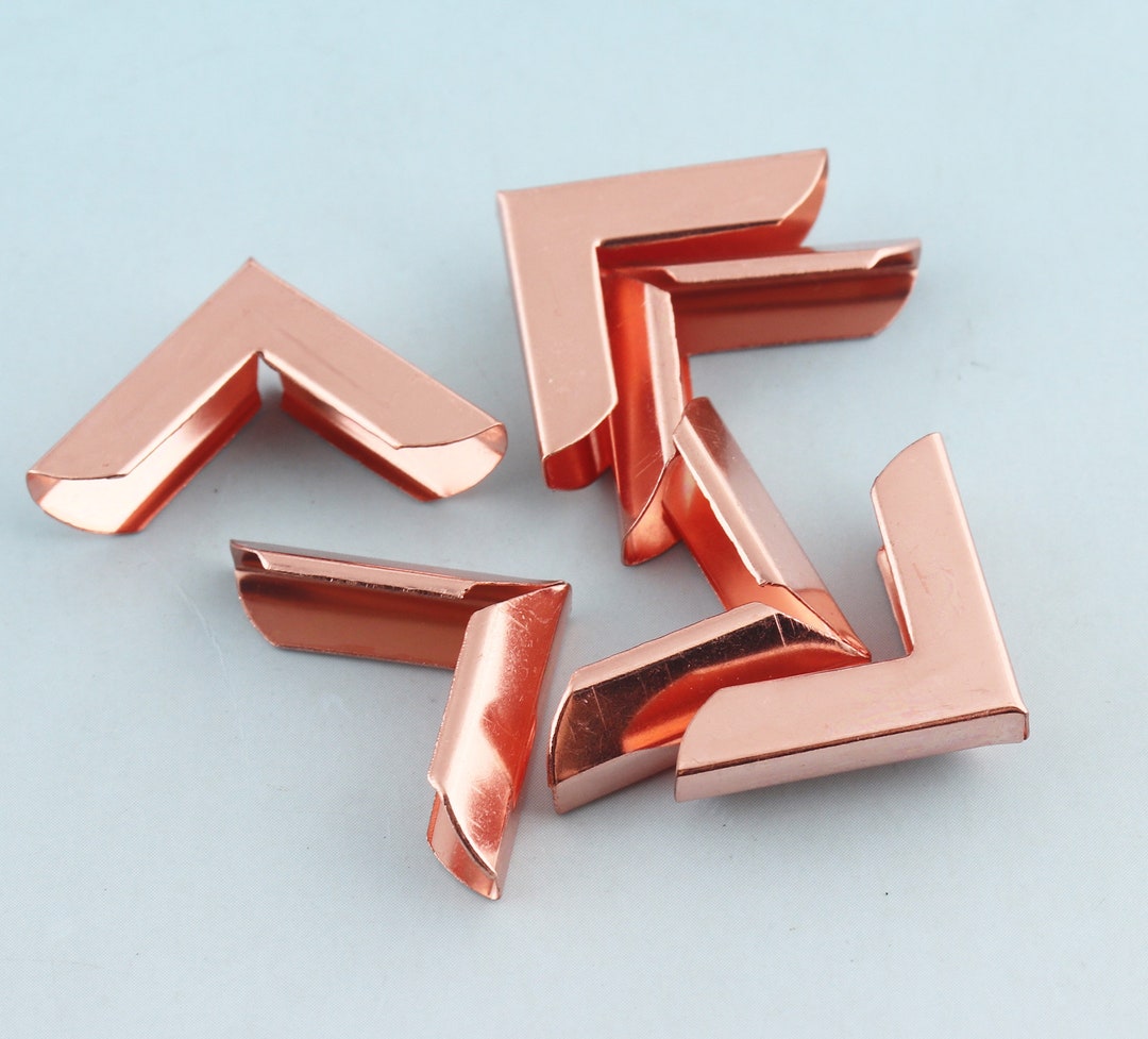 Rose Gold Corners 3/4" 20pcs Corner Decorative Corner Protector metal ...