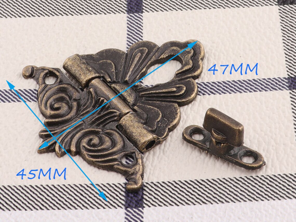 Vintage Hasp Embossed Box Latch Box Hardware Chest Suitcase - Etsy