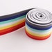 Colorful Elastic Webbing 38mm Paddy Webbing Colored Stripes Straps ...