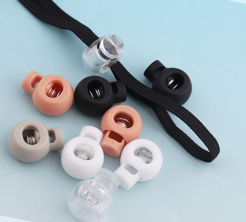 30-50pcs 9mm Cord Stopper for 4-10mm Elastic Cord Cord Locks - Etsy