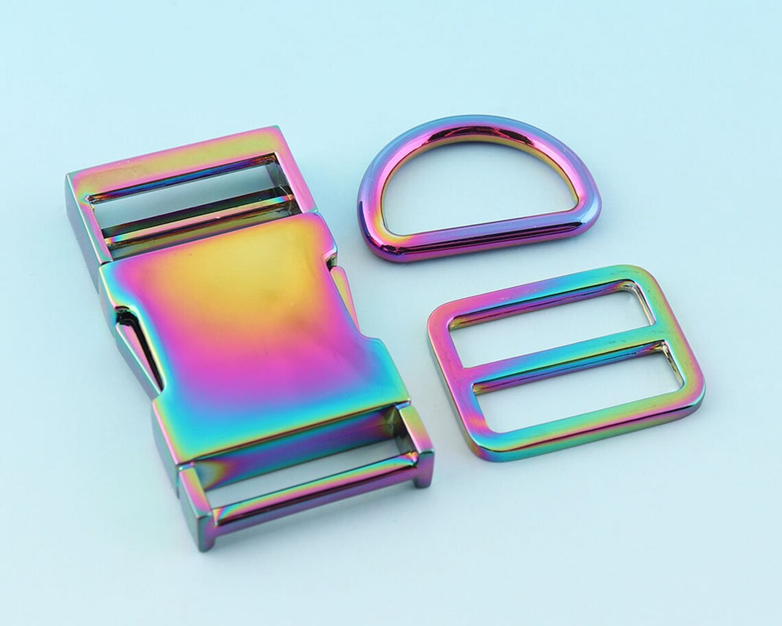 Swivel Clasp Rainbow Release Buckle 25mm ZINC ALLOY Adjuster Buckle ...