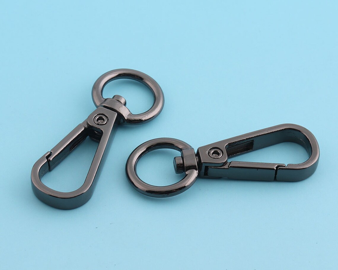 Gunmetal Swivel Clasp Snap Hook Metal Lobster Clasp Swivel | Etsy