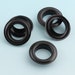 30sets 12mm Large Eyelets With Washer Black Round Grommet - Etsy