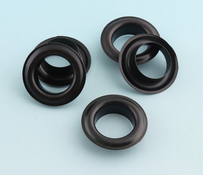 30sets 12mm Large Eyelets With Washer Black Round Grommet - Etsy