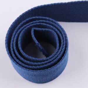 Cotton Webbing 3-10 Yards*38mm Royal Blue Webbing Solid Color Webbing ...