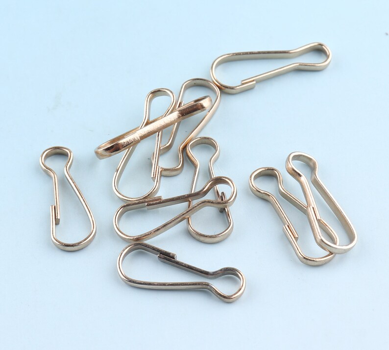 Lanyard Hook Clips 50pcs 3/420mm Light Gold Lanyard hook | Etsy