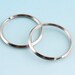 Silver Split Rings Key Ring 20pcs 30mm Jump Ring O Ring Large Key Fob ...