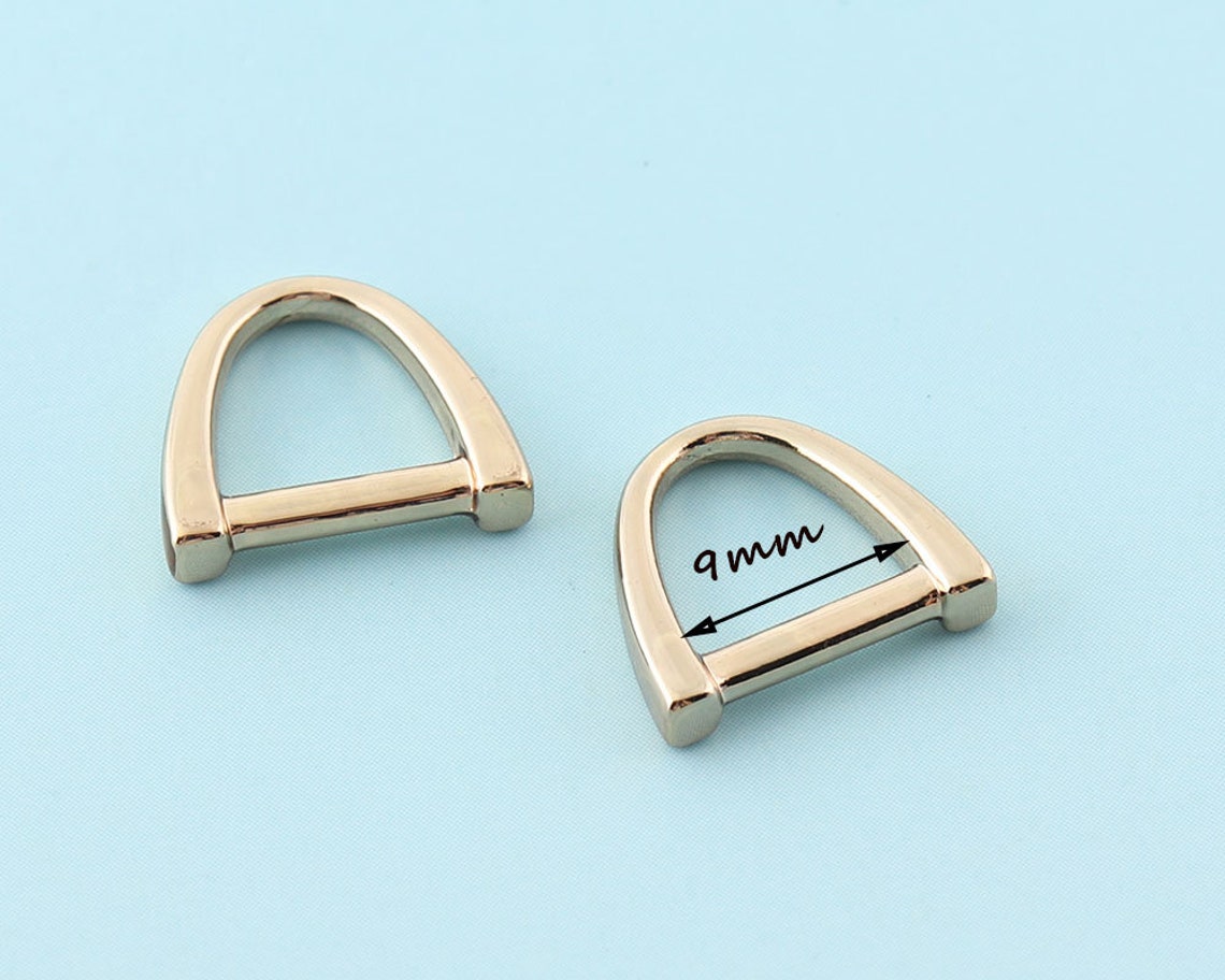Mini Light Gold D Ring Metal D Rings-9mm-d Buckle Belt Strap Buckle ...