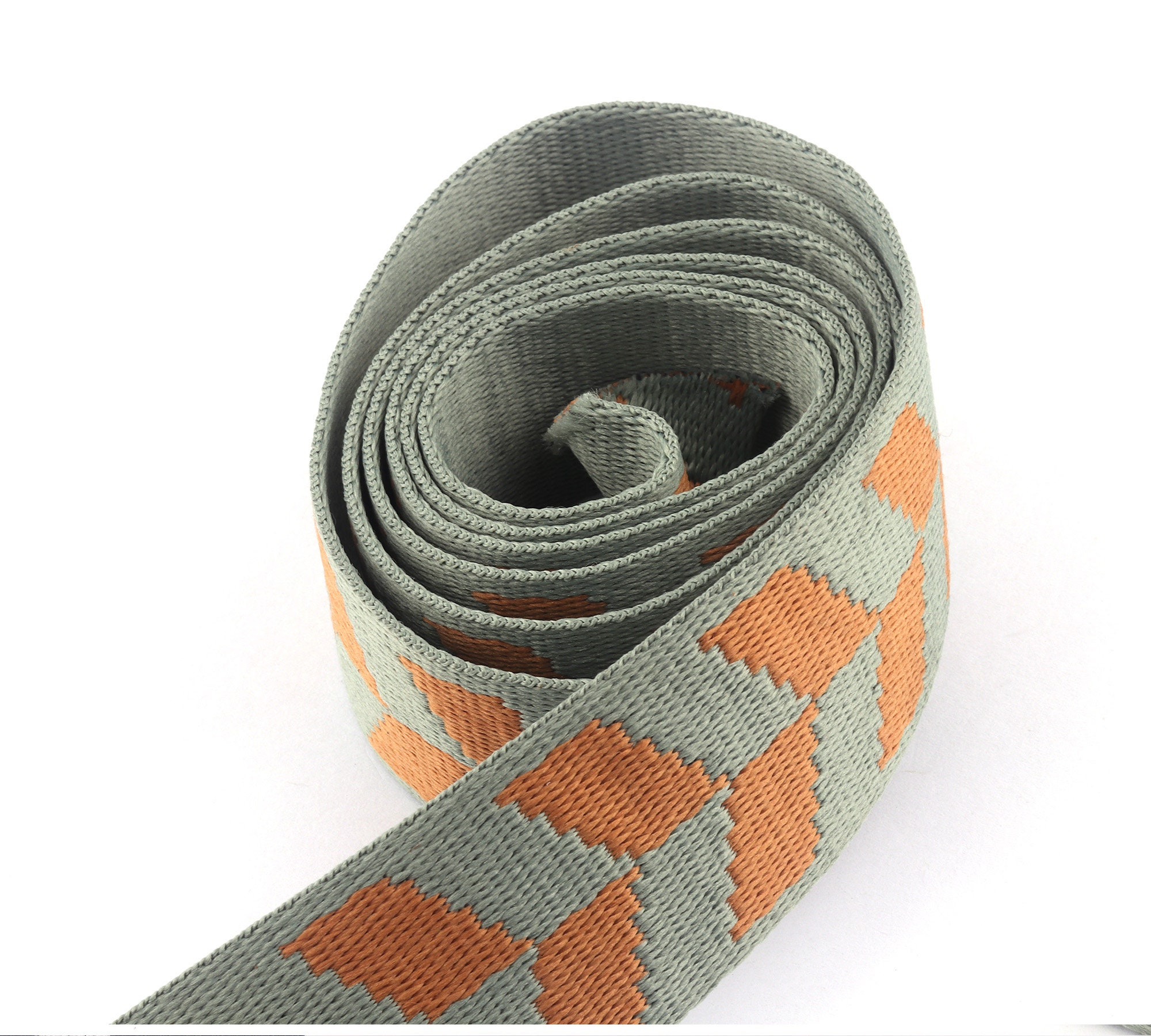 Brown Stripe Webbing for Bag Handles 38mm Cotton Webbing by - Etsy