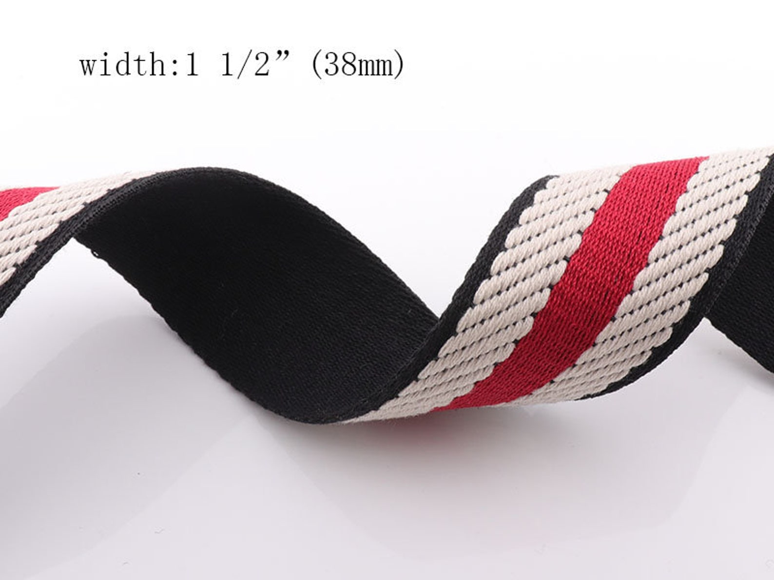 Cotton Webbing 1 1/2 Colored Stripes Straps Webbing - Etsy