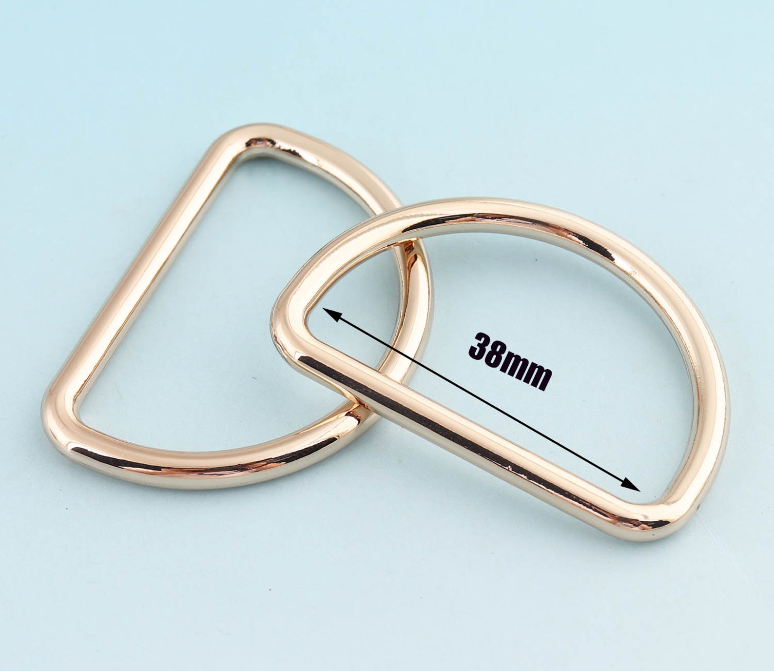 Light Gold D Ring 10pcs 1 1/238mm Metal D Rings D - Etsy