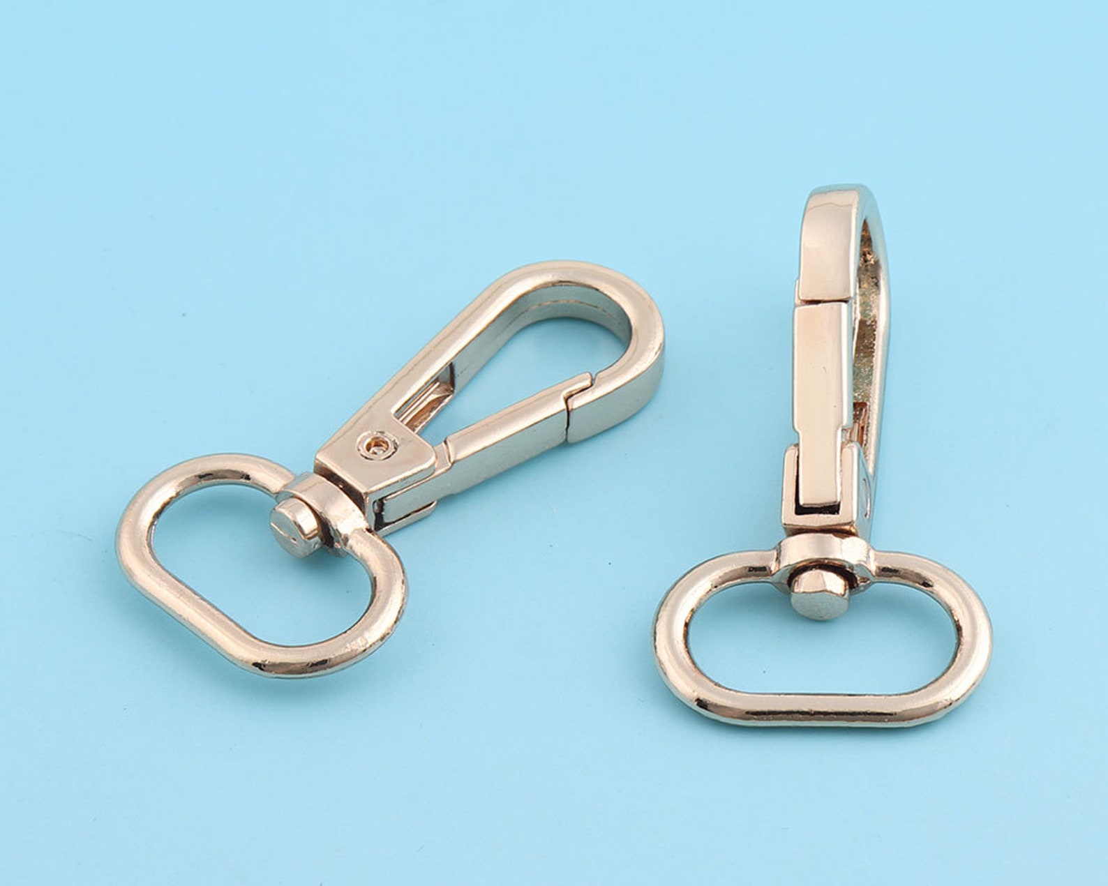 Light Gold Swivel Snap Hook 50*20mm Alloy Lobster Clasp Lanyard Hook ...