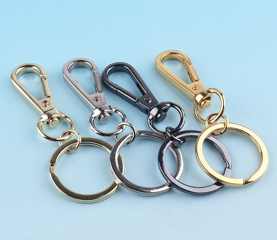 Swivel Clasp with Key rings 20pcs 80mm Gunmetal Spring Buckle | Etsy