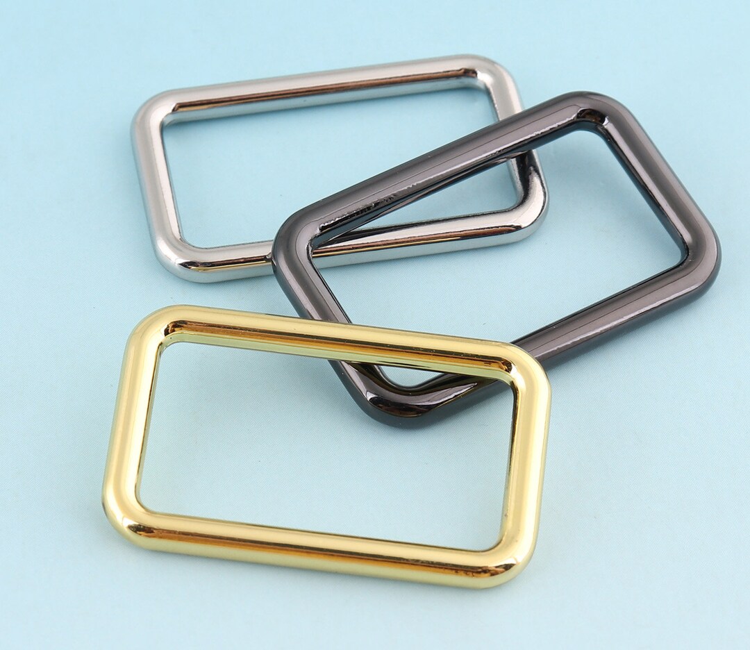 Square Rings 20mm Rectangle Rings Metal Rectangle Buckles for Bags ...