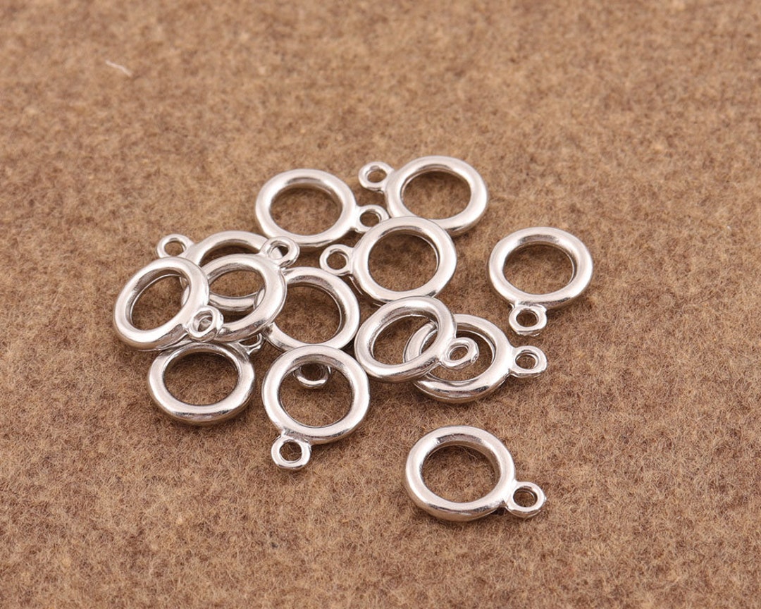 Mini O Rings Silver O Ring 15mm*15pcs Metal O Buckle Belt Strap Buckle ...