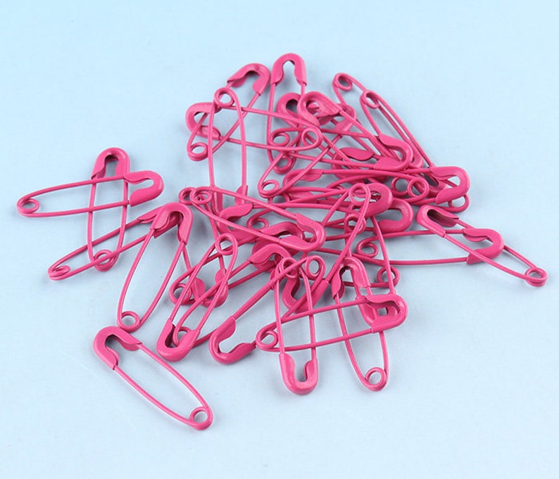 Mini Safety Pins 100-300 Pcs 194 Mm Rainbow Brooch Safety - Etsy