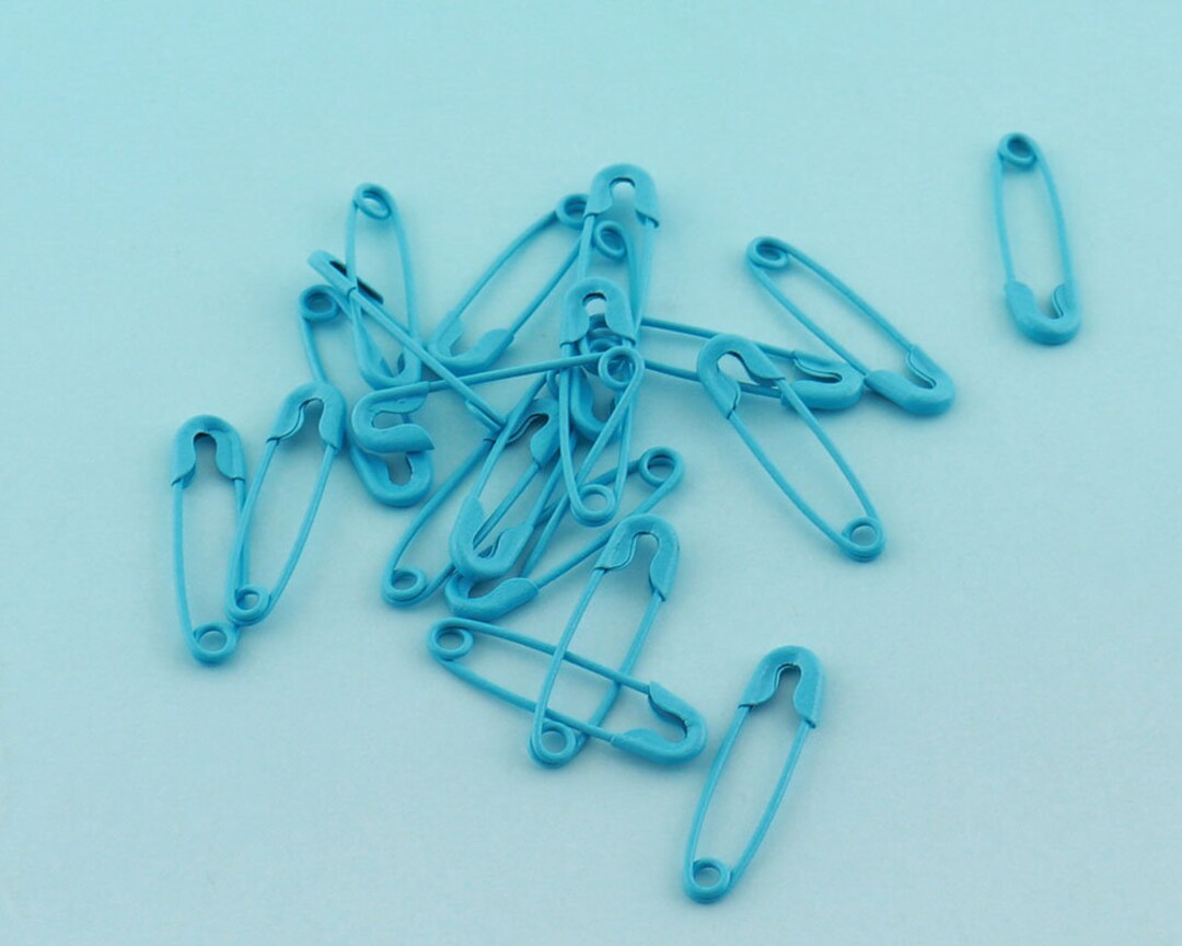 Blue Safety Pins 100-300pcs 18*4mm Mini Brooch Safety Pins Safety Pins ...
