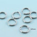 Split Rings 200pcs 10mm Mini Key Ring Silver Key Fob Ring - Etsy