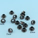 Mini Gunmetal Eyelet 100pcs 7mm Round Grommet Eyelets for Sewing Bead ...