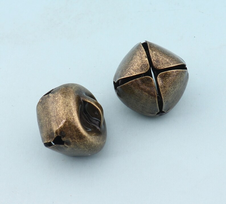 Bronze Jingle Bells Blocks 1412 Mm Christmas Bells Small - Etsy