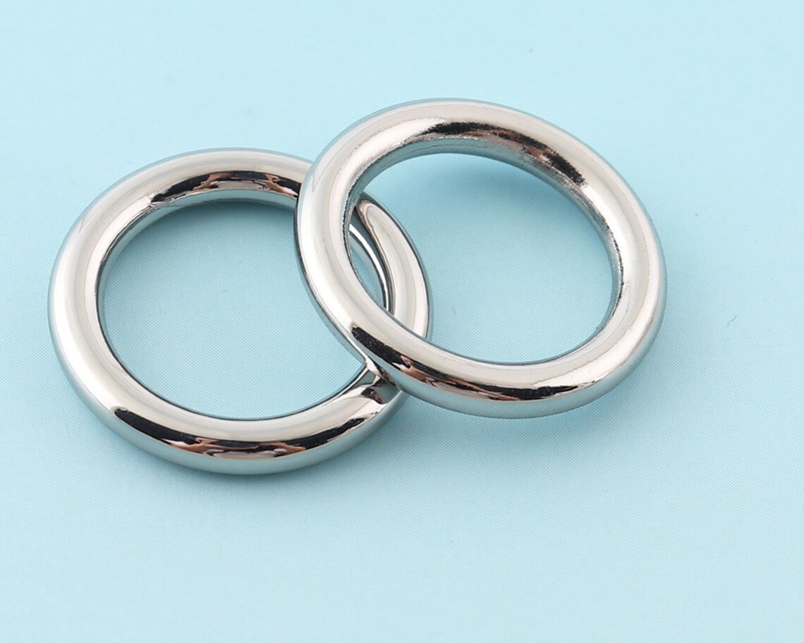 Silver O Ring 6pcs 5/816mm Metal O Buckle Belt Strap | Etsy