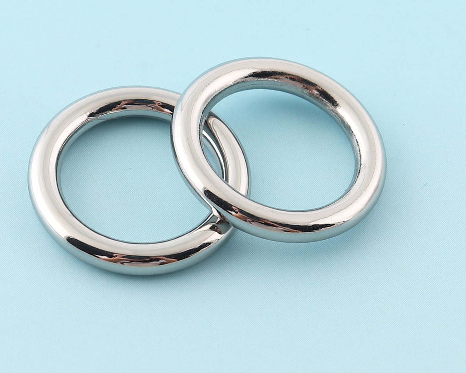 Silver O Ring 6pcs 5/816mm Metal O Buckle Belt Strap | Etsy