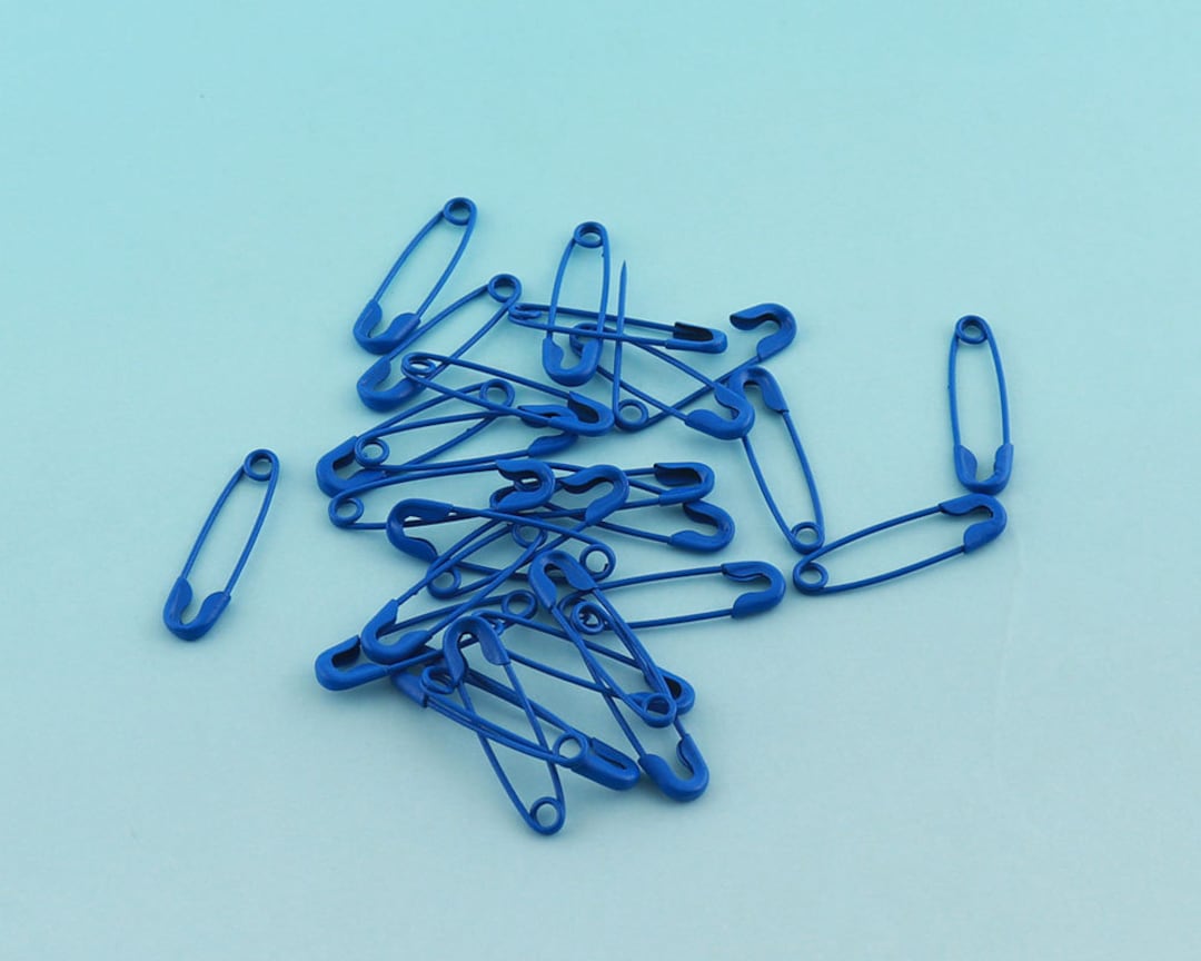 Royal Blue Safety Pins 100-300pcs 18*4mm Mini Brooch Safety Pins Shawl ...