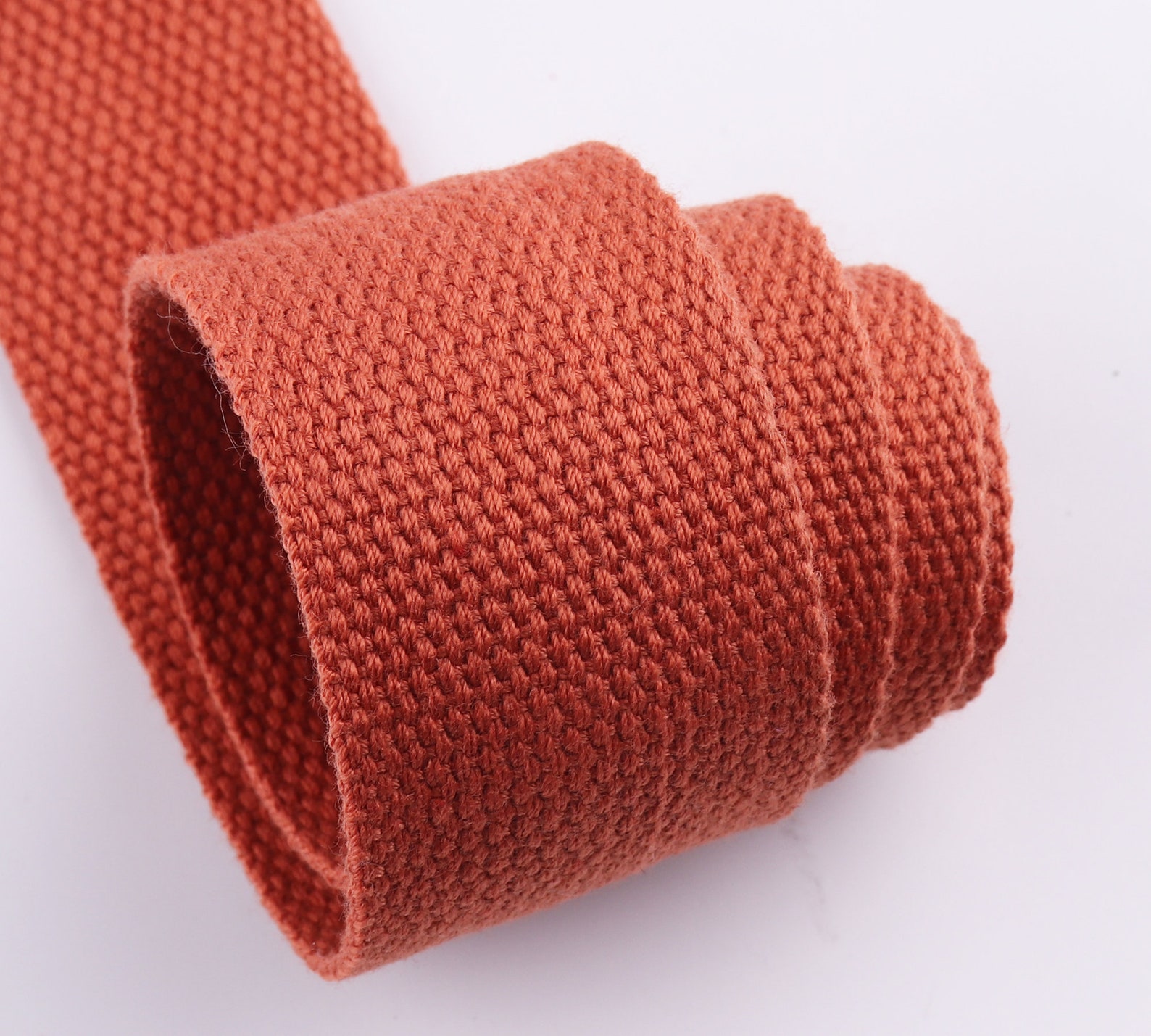 Cotton Webbing Burnt Orange Webbing 3-10 Yards38mm Solid - Etsy