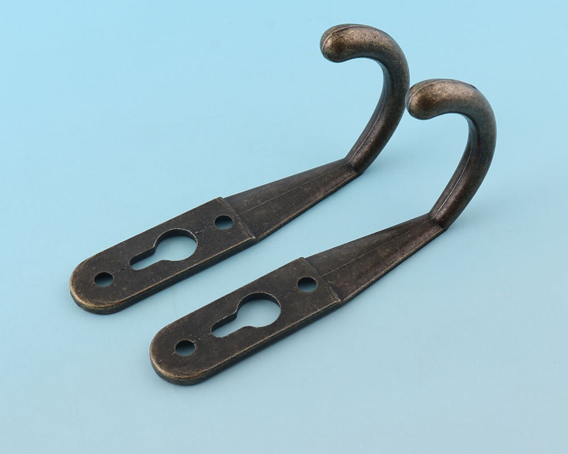 Bronze Wall Hook Antique Strong Wall Mount Large Coat Hat Hook - Etsy