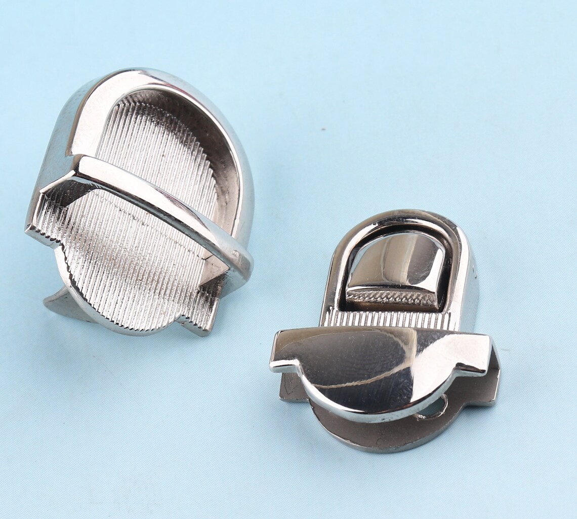 Silver Bag Lock 2720mm Mini Purse Lock Metal Bag Lock Latch - Etsy