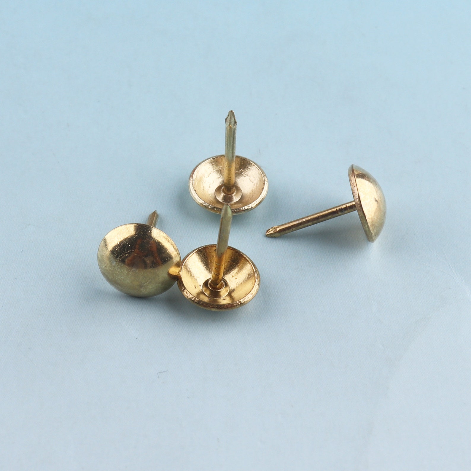 50sets 10mm Upholstery Tacks Nail Black Round Tacks Metal Button Metal ...