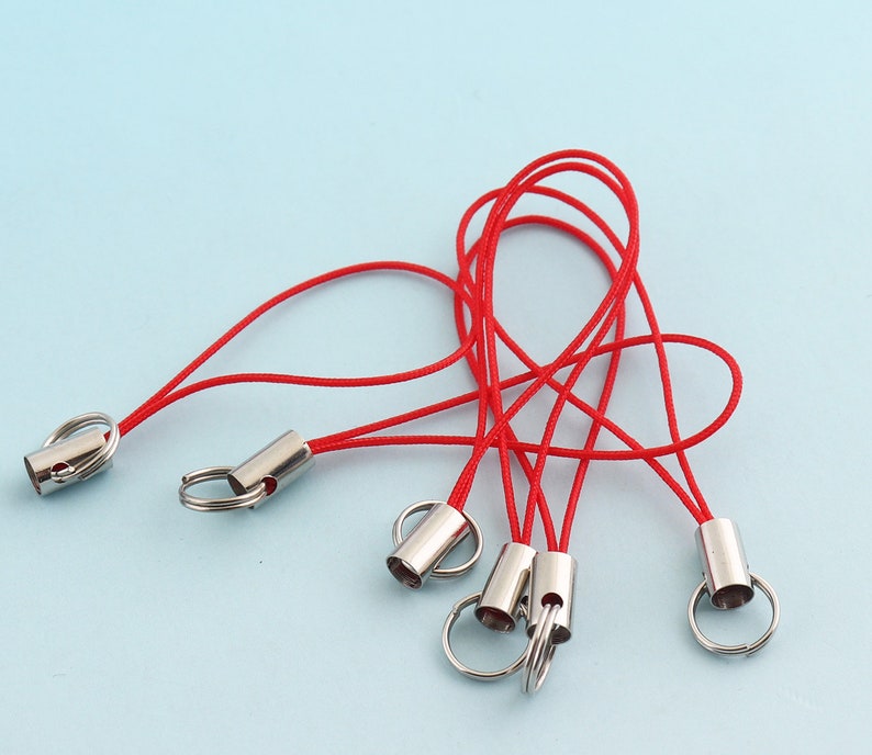 50pcs 55mm Red Cell Phone Straps Cell Phone Accessory Cell | Etsy