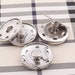 30mm Silver Snap Fastener -15pcs-clothing Button Coat Snap Button ...