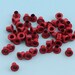 200sets Red Eyelet 1/45mm Mini Round Grommet Eyelets for Sewing Bead ...