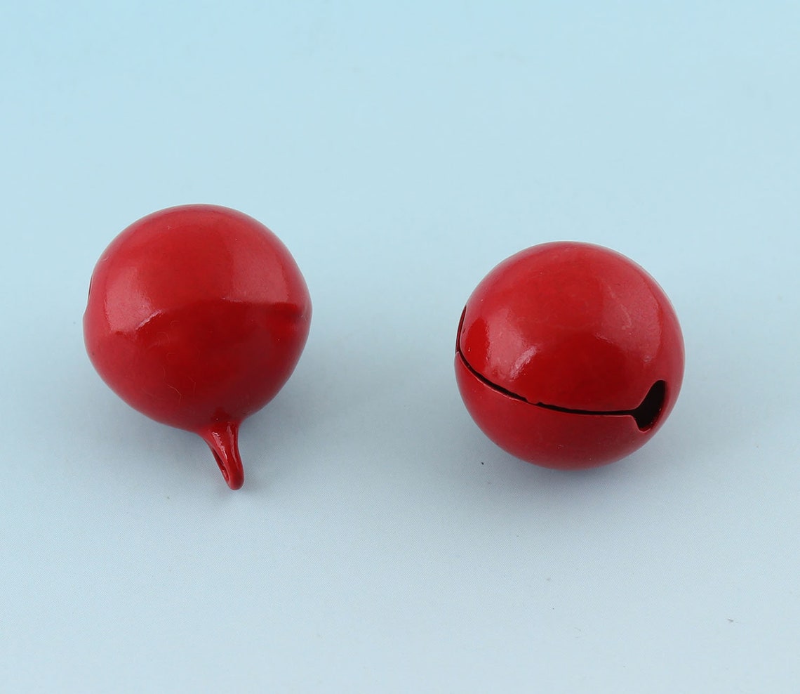 Jingle Bells Blocks 8pcs 20mm Red Christmas Bells Round Bells - Etsy