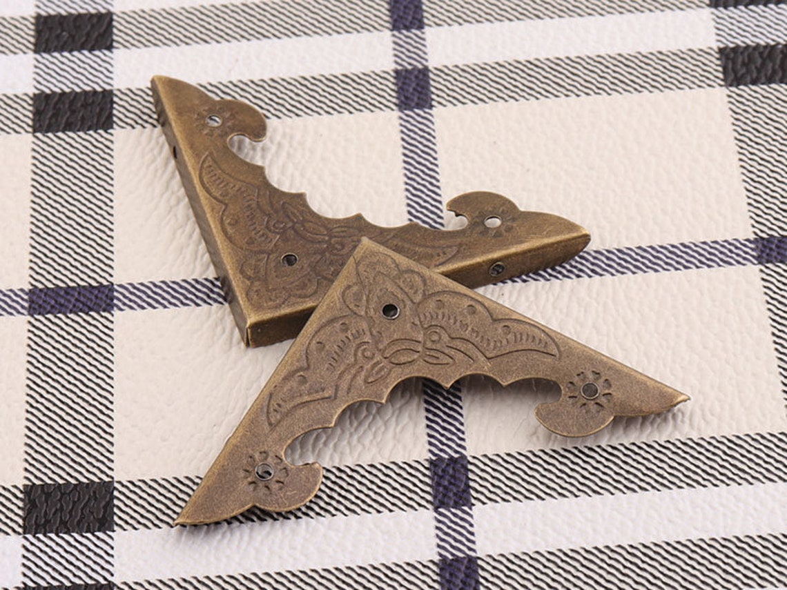 8pcs Bronze Corners 1 5/840mm Embossed Corner - Etsy