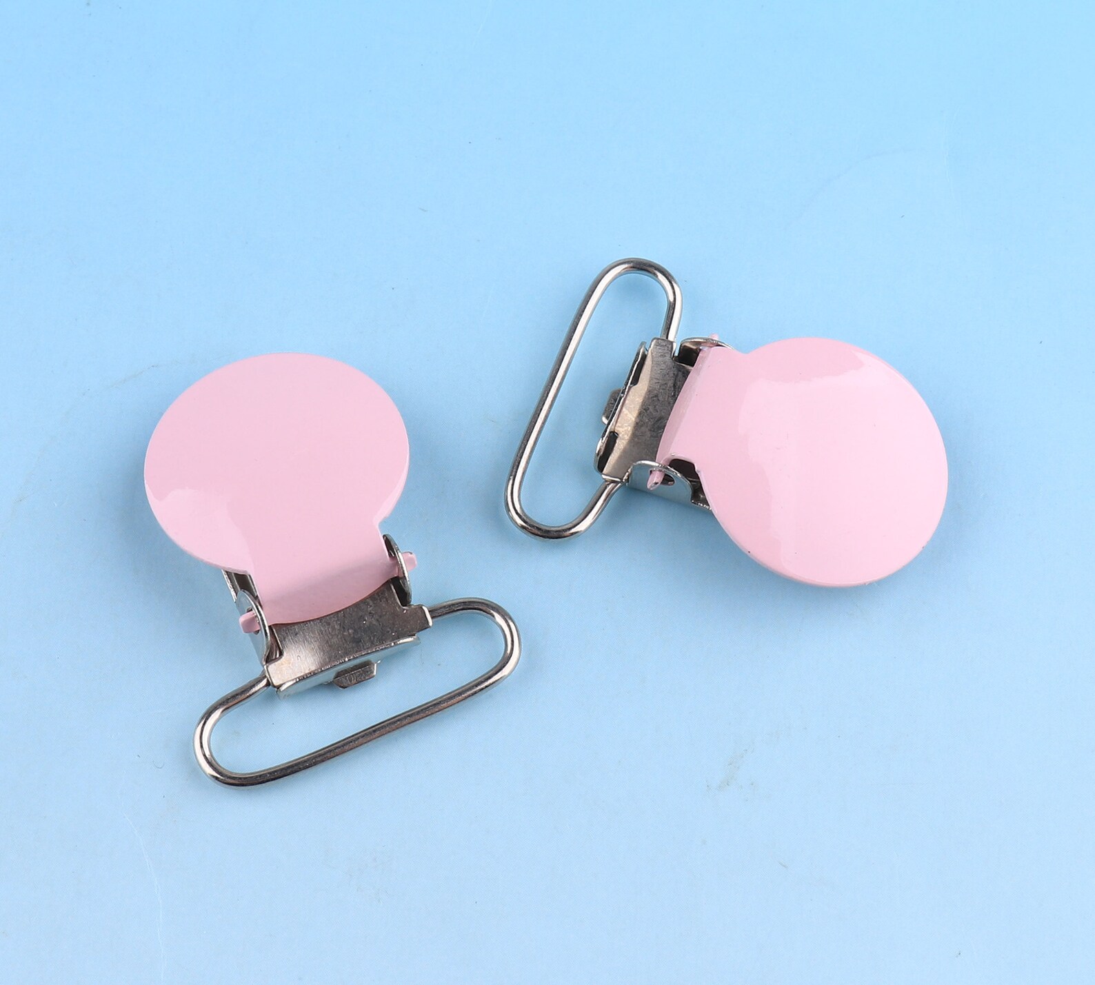 20pcs 25mm Pink Suspender Clips Metal Kam Clips Dummy Clips - Etsy