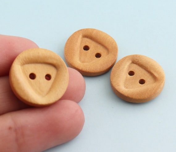 Wooden Buttons 20pcs 18mm Wood Button Coat Buttons Two Holes - Etsy