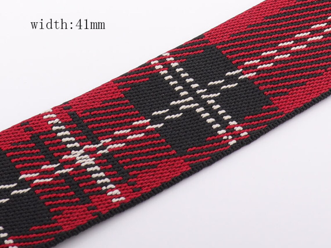 1.5'' Wide Webbing Plaid Webbing Canvas Webbing Heavy | Etsy