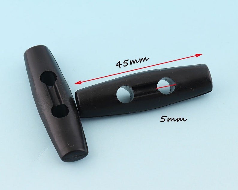 Cord Stop 10pcs 45mm5mm Black Plastic Toggle Cord Lock - Etsy