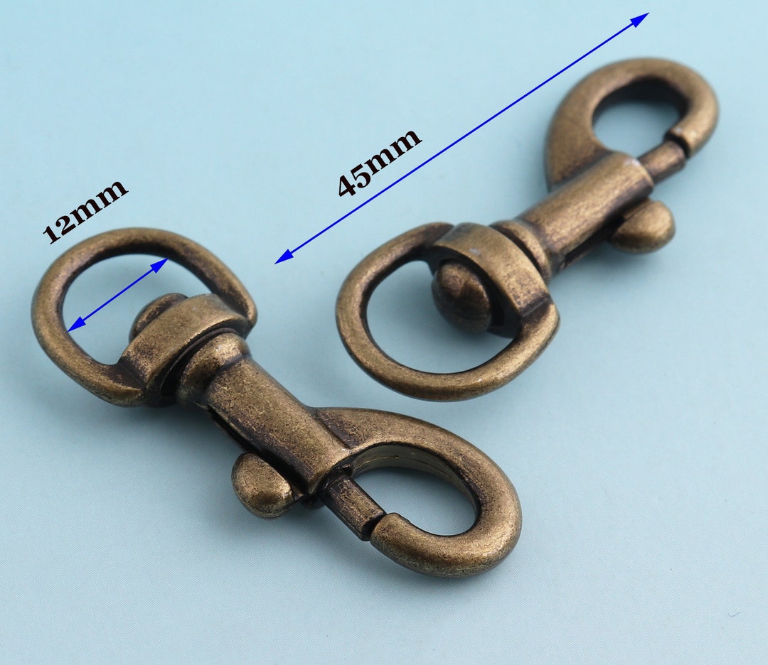 Antique Bronze Snap Hook 8pcs 45*12mm Swivel Clasp Metal Swivel Hooks ...