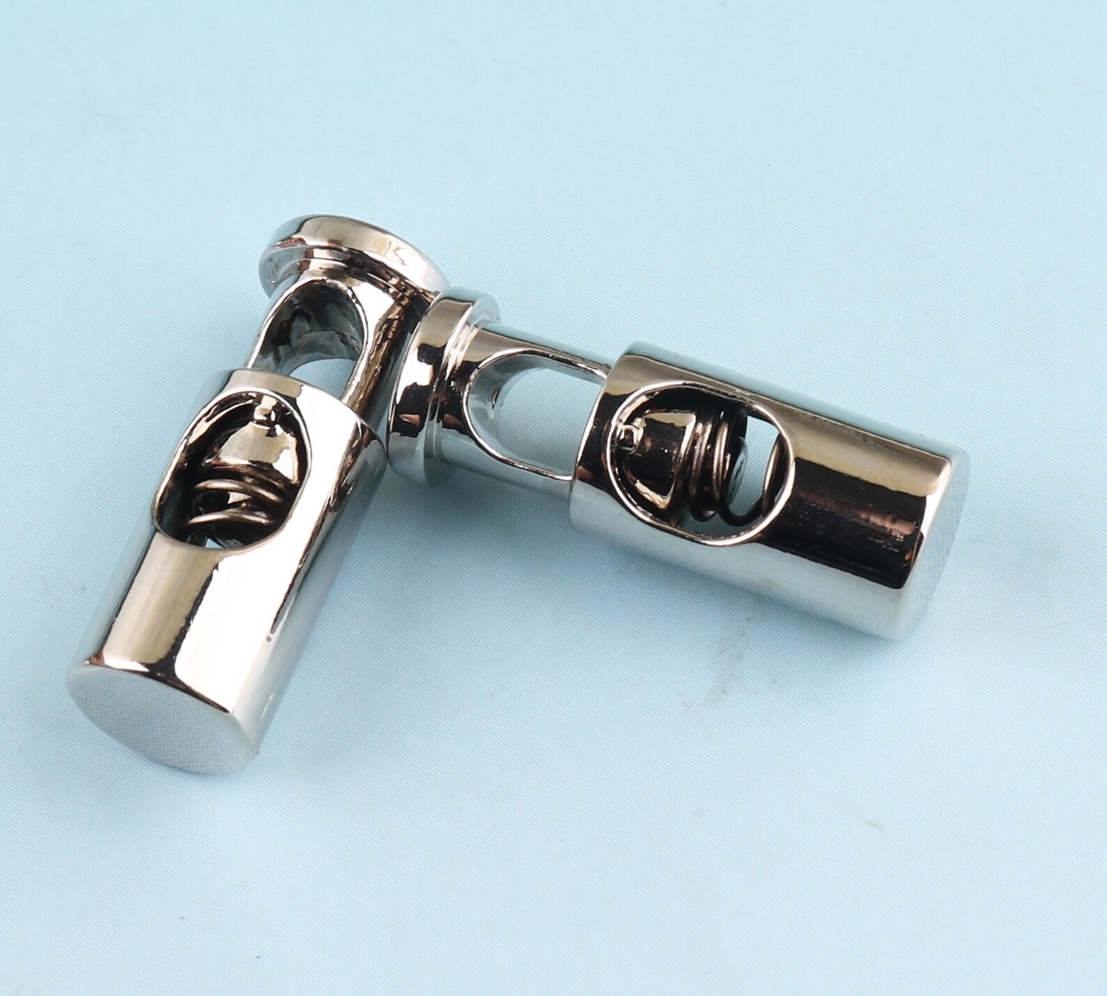7mm Silver Toggle Cord 6/10pcs Metal Cord Lock Stopper Cord Toggle Lock ...