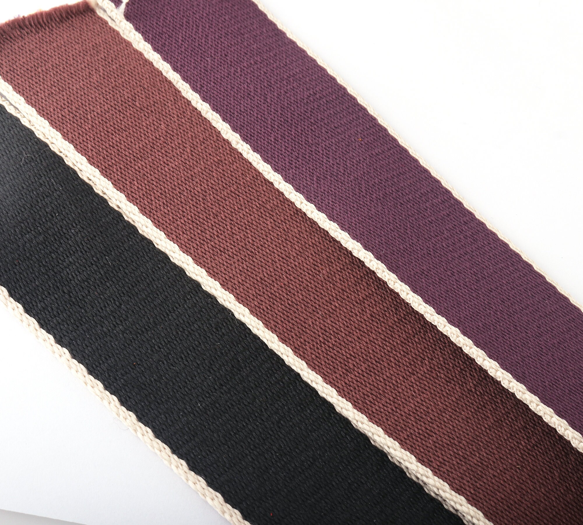 1.5inch Jacquard Webbing Belt Strap Double Side Stripe Webbing ...