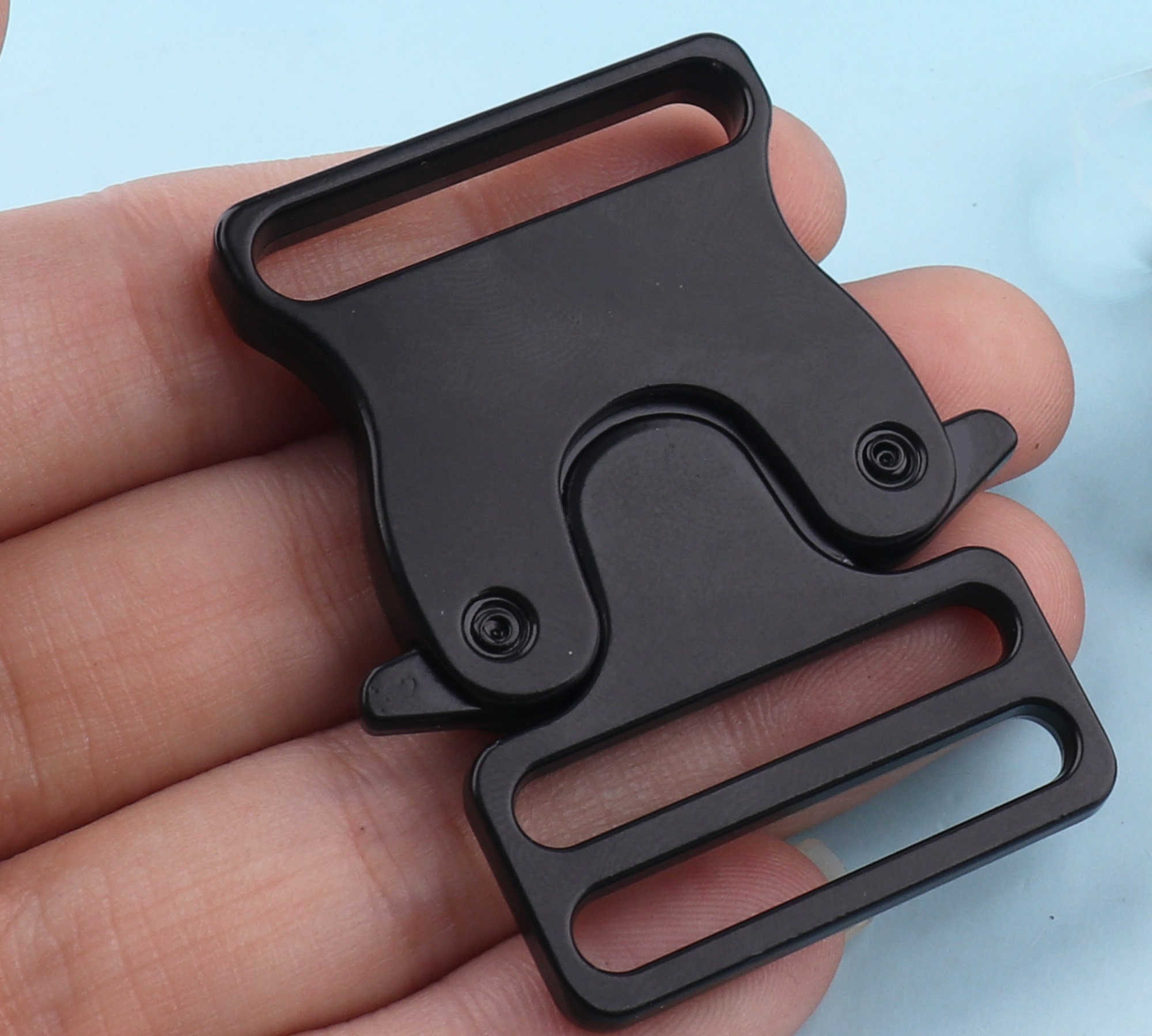 Side Release Buckle 30 Mm Metal Belt Buckle Zinc Alloy Adjuster Buckle ...